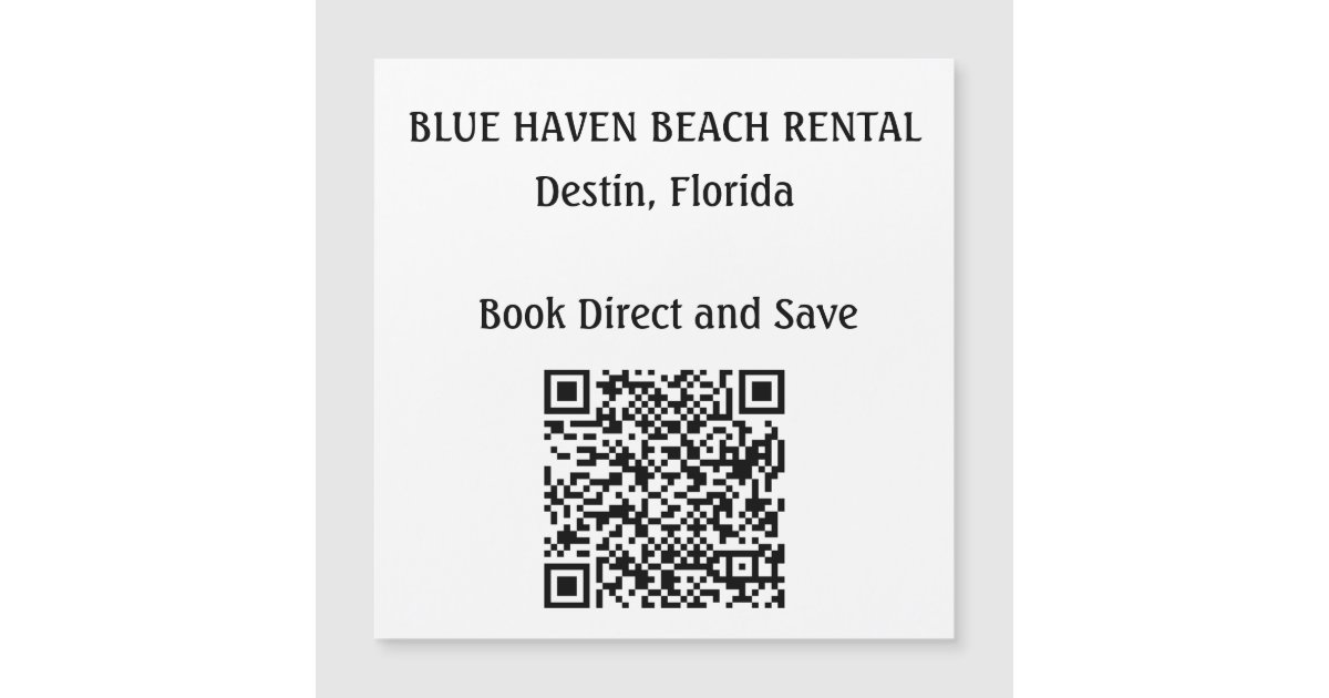 rental Home STR QR Code Vacation | Zazzle