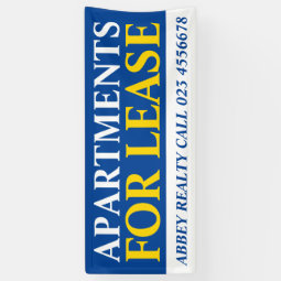 Rental lease business to rent signage banner | Zazzle
