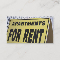 Rental Property Business Card | Zazzle