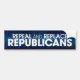 Repeal and replace bumper sticker | Zazzle