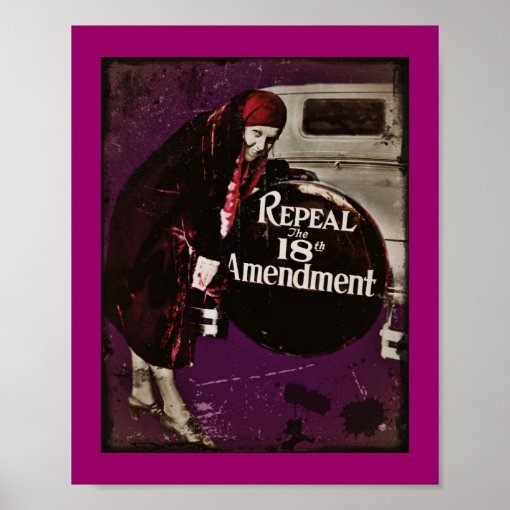 Repeal Prohibition Poster | Zazzle