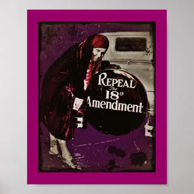 Repeal Prohibition Poster | Zazzle