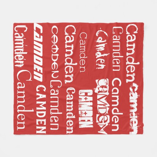 Repeated Name blanket | Zazzle