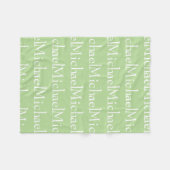 Repeated Name blanket | Zazzle