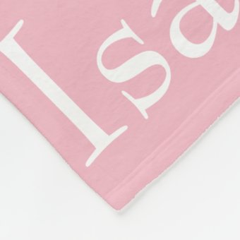 Repeated Name blanket | Zazzle