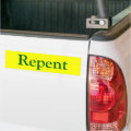 Repent III Bumper Sticker | Zazzle