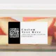 Replace w/Your Own QR code | Modern Waterproof Labels | Zazzle