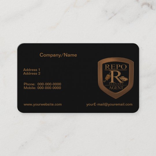 Repo Business Card | Zazzle.com