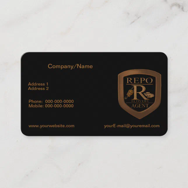 Repo Business Card | Zazzle