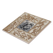 Repro VIctorian "Contrary Mary" Nursery Rhyme Ceramic Tile | Zazzle