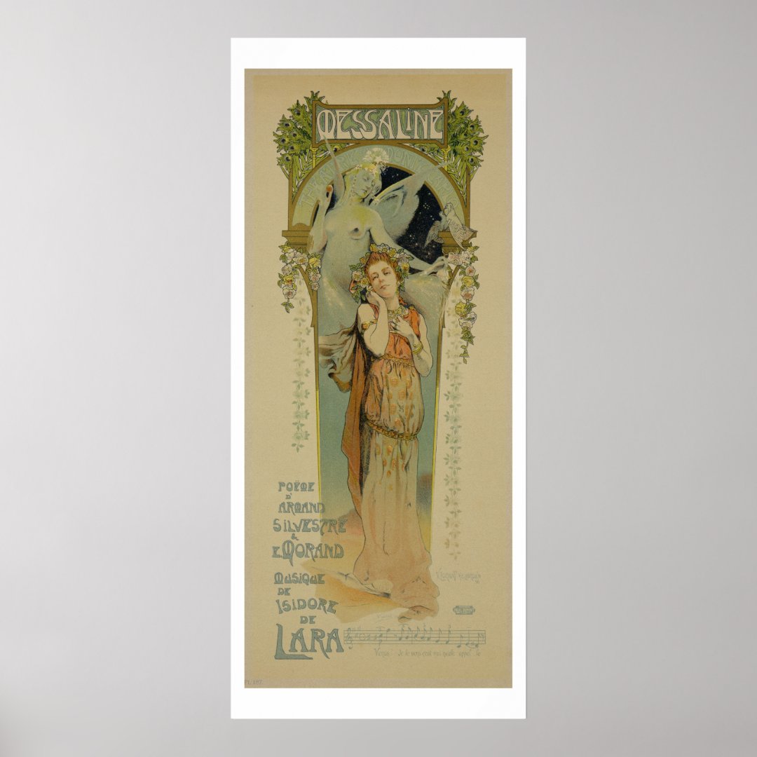 Reproduction of a poster advertising the opera 'Me | Zazzle
