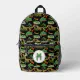 Reptile, Lizards & Amphibians Kids Monogram School Printed Backpack ...