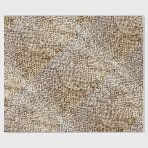 Reptile skin pattern wrapping paper | Zazzle