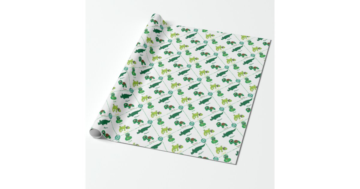 reptile wrapping paper | Zazzle