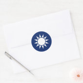 Republic of China Roundel Classic Round Sticker | Zazzle