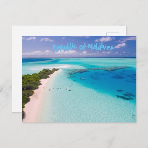 Republic of Maldives Postcard | Zazzle