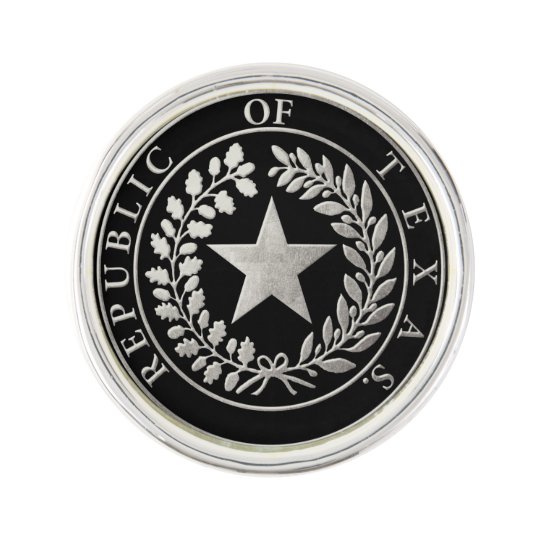 Republic of Texas Seal Pin | Zazzle.com