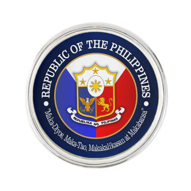 Republic of the Philippines Pin | Zazzle