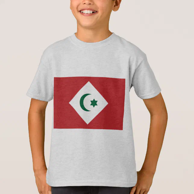 Republic Of The Rif, Morocco flag T-Shirt | Zazzle