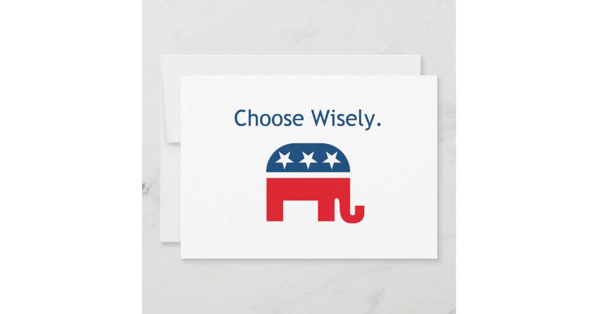 Republican Elephant Invitation | Zazzle