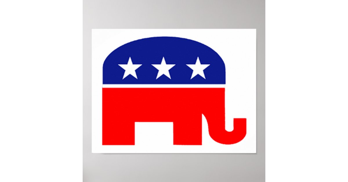 republican elephant poster | Zazzle