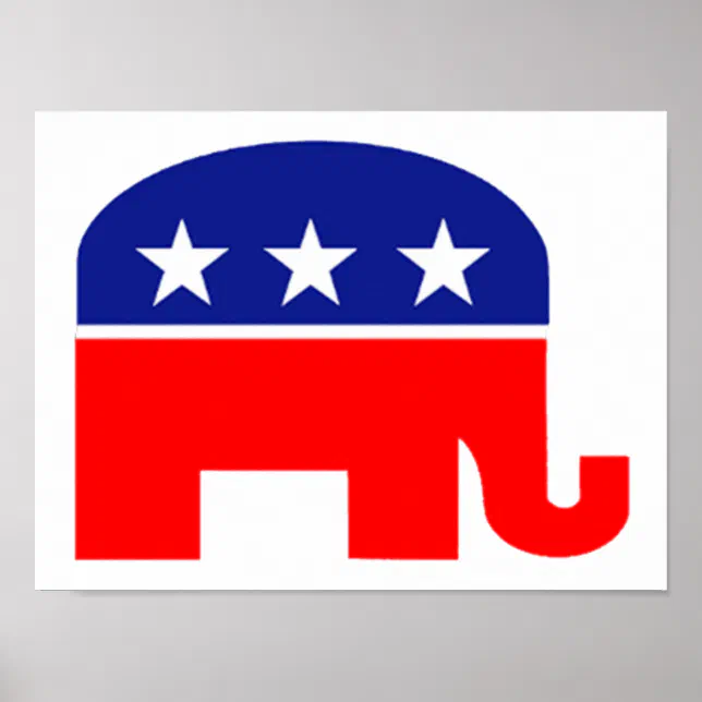 republican elephant poster | Zazzle