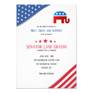 Political Invitations | Zazzle