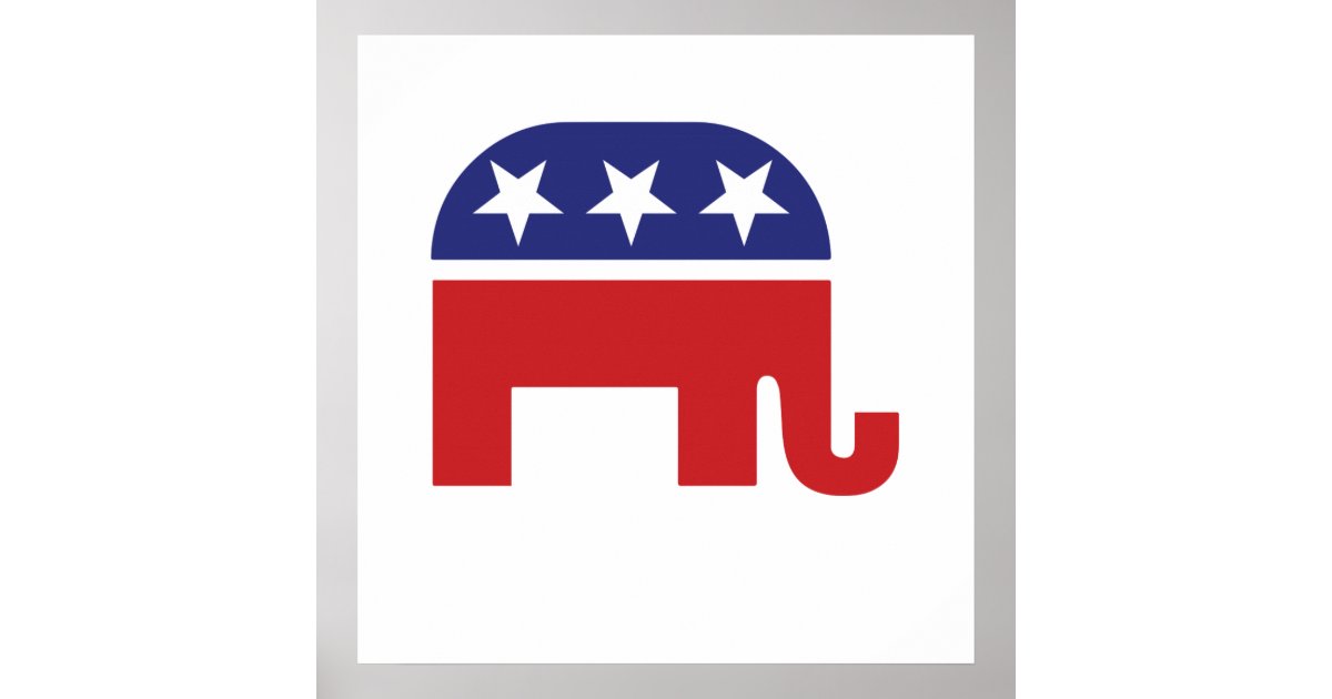 Republican Original Elephant Poster | Zazzle