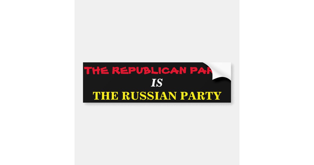 Republican party bumper sticker | Zazzle