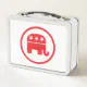 Republican Party Political Symbol (Elephant) Metal Lunch Box | Zazzle