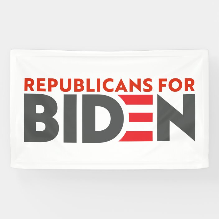Republicans For Joe Biden President Banner | Zazzle