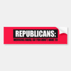 YOU DONT HAVE TO BELIEVE EVERYTHING YOU THINK BUMPER STICKER | Zazzle.com