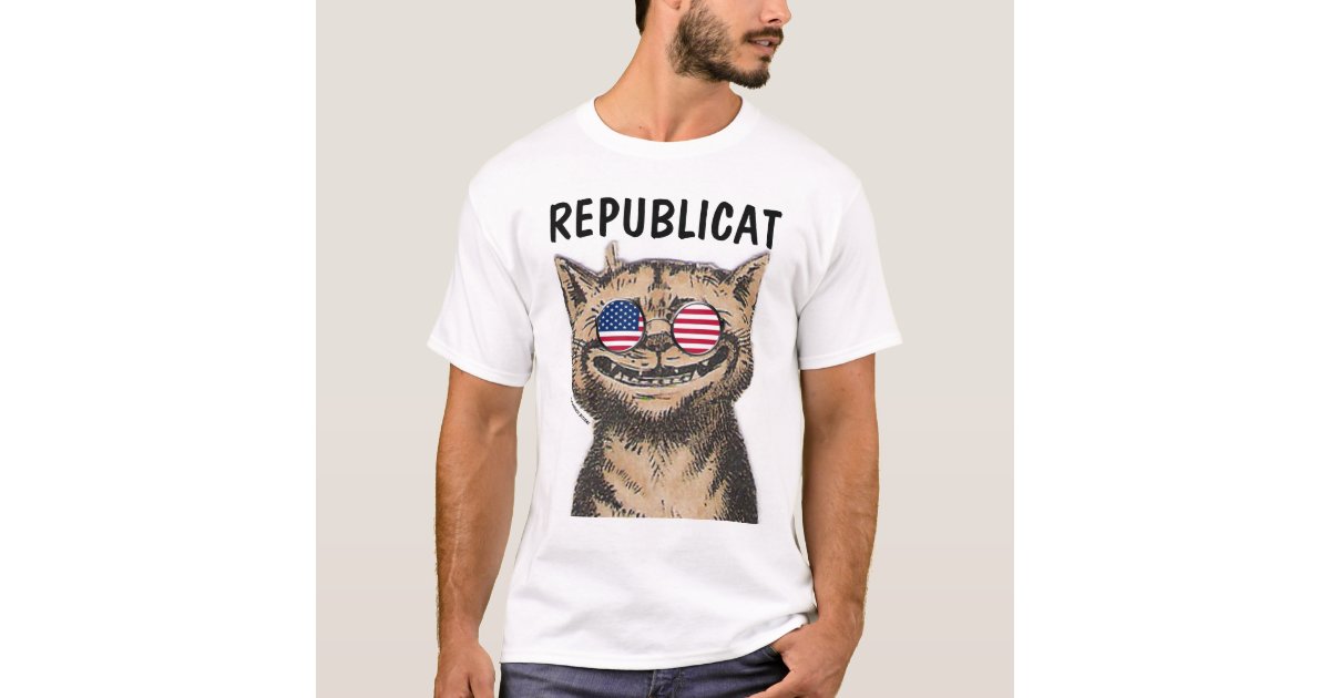 REPUBLICAT Funny Republican CAT T-shirts | Zazzle