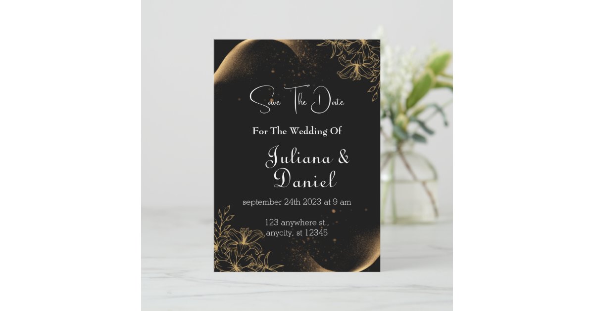 Requesting Your Presence: Wedding Invitation | Zazzle