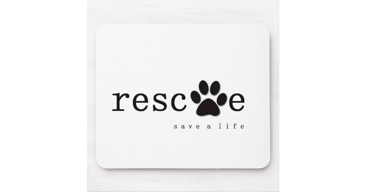 RESCUE - Save A Life Mouse Pad | Zazzle
