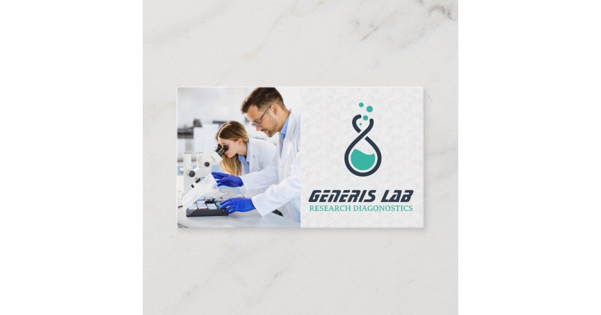 Researchers Working in The Lab Business Card | Zazzle