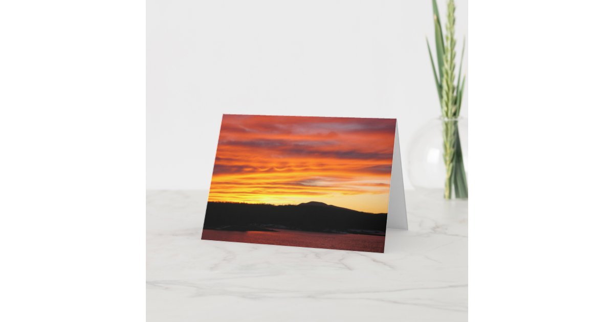 Reserve Sunset Card | Zazzle