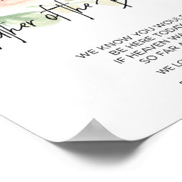 Reserved for the Father of the Bride Memorial Sign | Zazzle