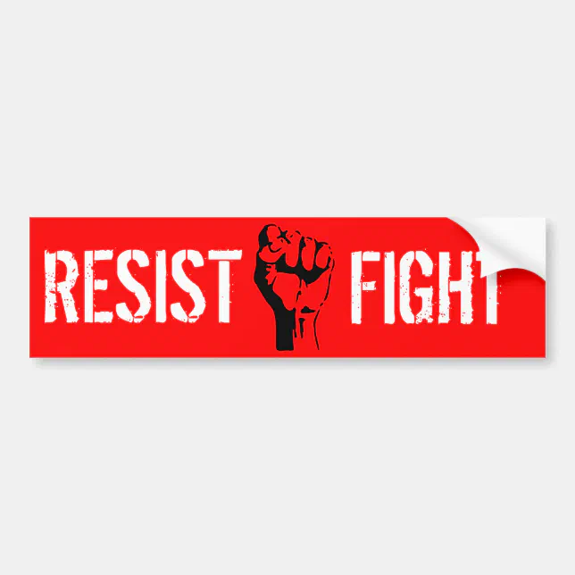 Resist Bumper Sticker | Zazzle
