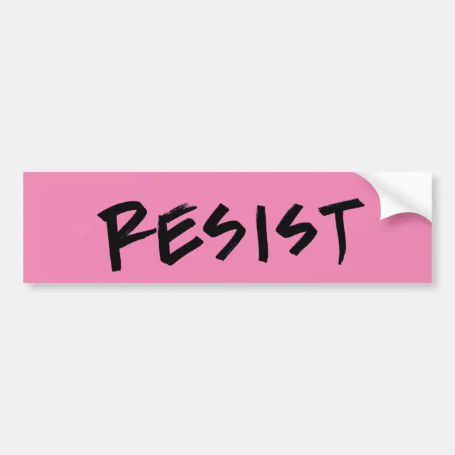 Resist Bumper Sticker | Zazzle