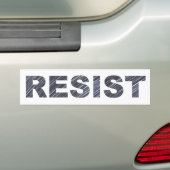 Resist Bumper Sticker | Anti-Trump Movement | Zazzle