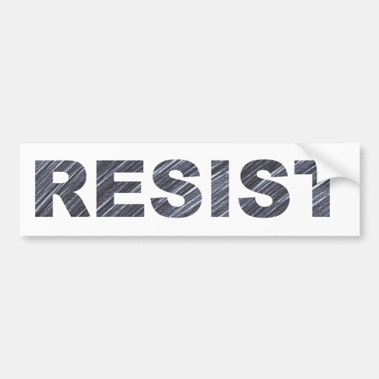 Resist Bumper Sticker | Anti-Trump Movement | Zazzle.com
