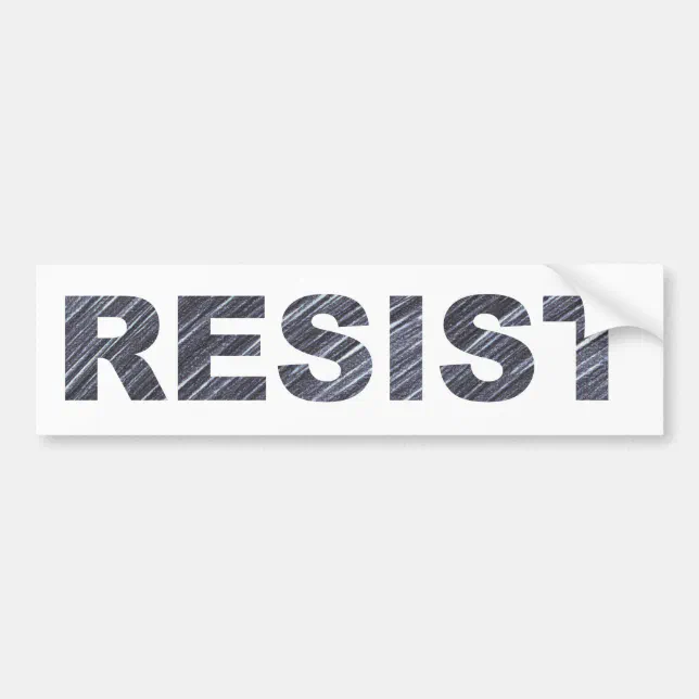 Resist Bumper Sticker | Anti-Trump Movement | Zazzle