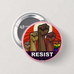RESIST BUTTON | Zazzle