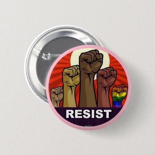 RESIST BUTTON | Zazzle