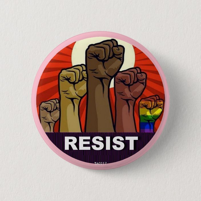 RESIST BUTTON | Zazzle.com