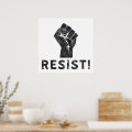 Resist Fist Poster | Zazzle