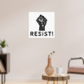 Resist Fist Poster | Zazzle