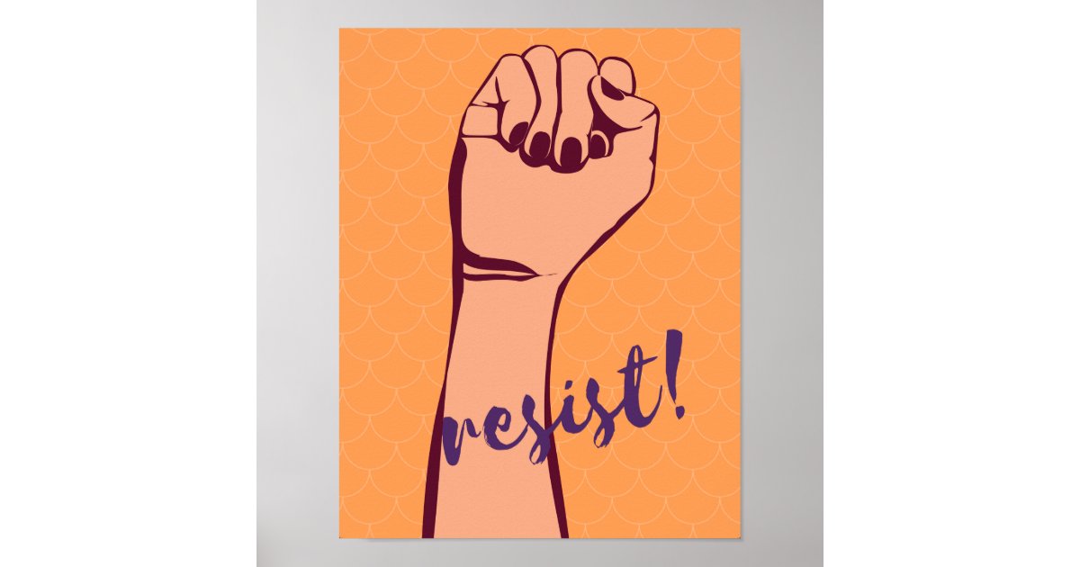 Resist! poster | Zazzle