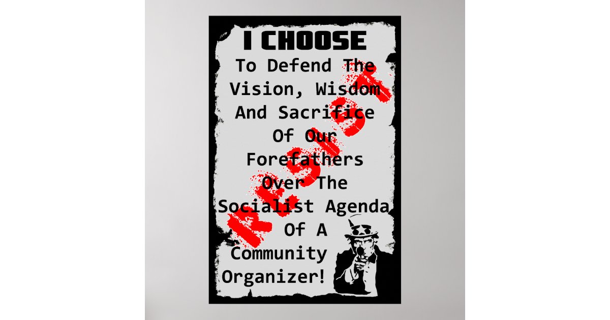 Resist! Poster | Zazzle